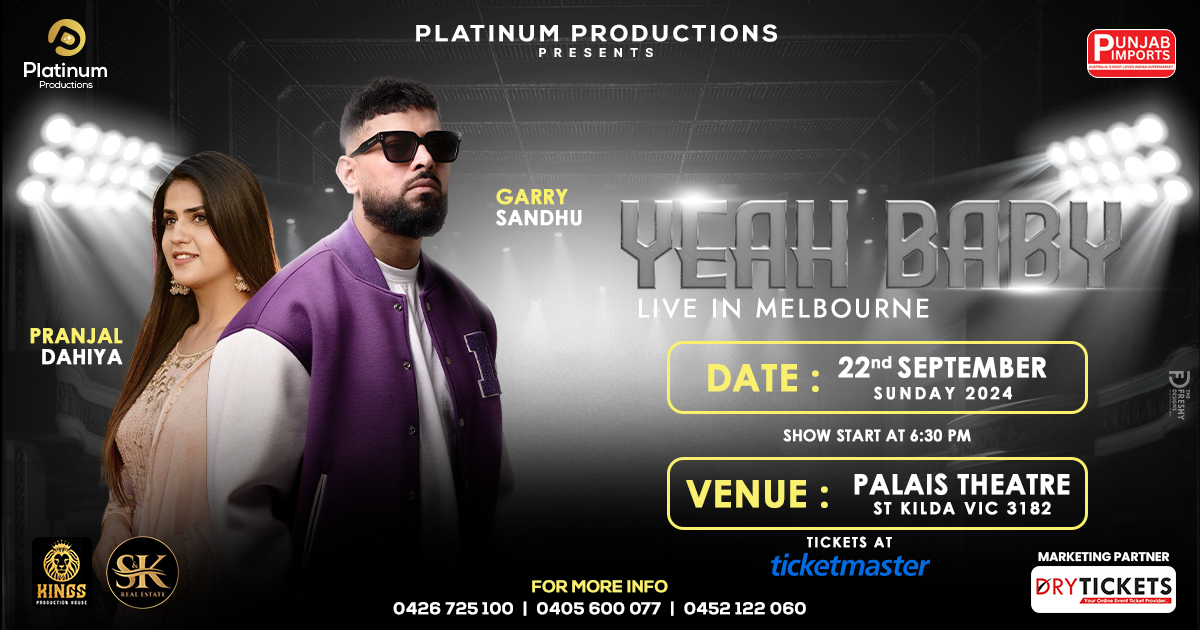 Yeah Baby - Garry Sandhu & Pranjal Dahiya Live In Melbourne ...