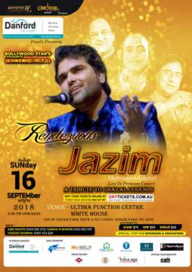 'Rendezvous with JAZIM' Ghazal Night In Melbourne - DryTickets.com.au
