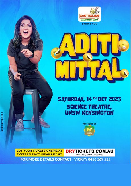 Aditi Mittal Hinglish Comedy Live In Sydney - DryTickets.com.au