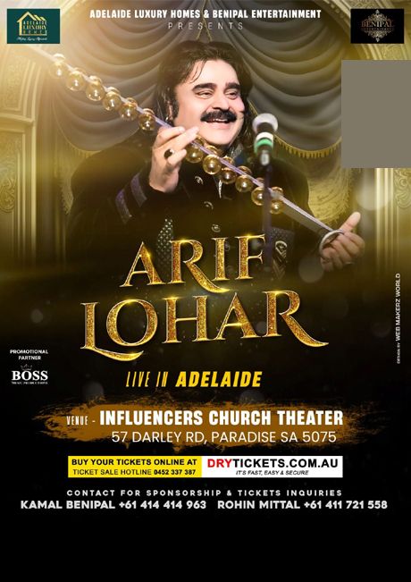 Arif Lohar Live In Adelaide - DryTickets.com.au