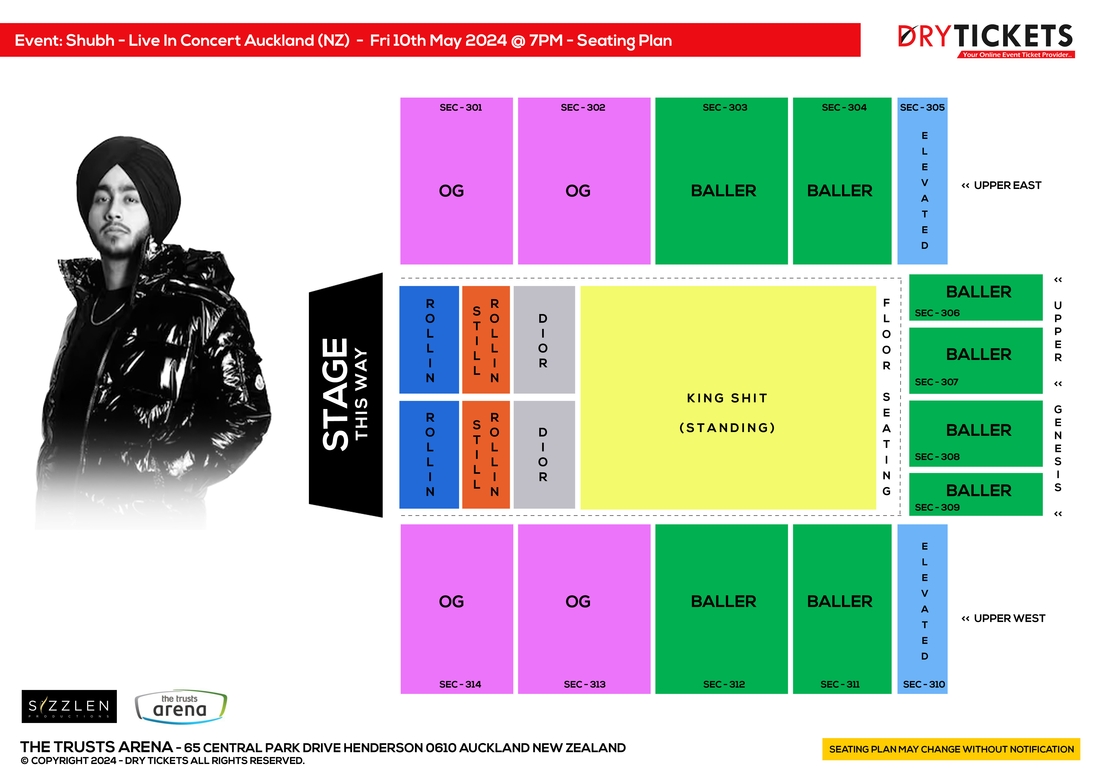 SHUBH Live In Auckland (NZ) - DryTickets.com.au