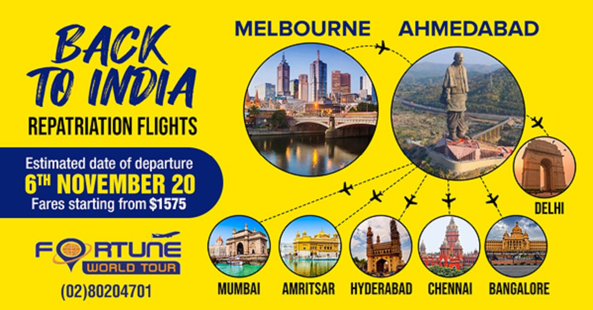 Repatriation Flights to India by Fortune World Tour - Marketing by Dry ...